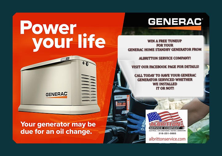 Generac Standby Generator in Ruston - Albritton Service Company